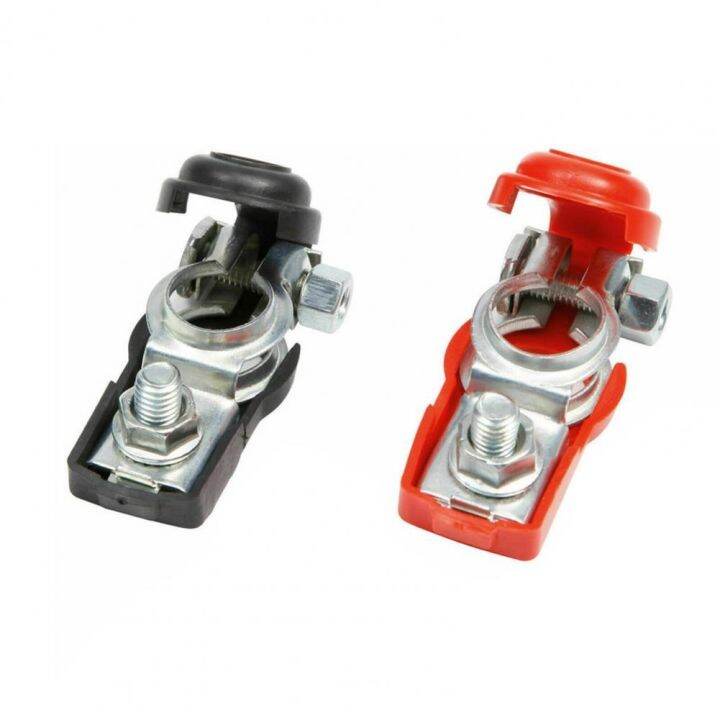 1 Pair Premium Battery Clamp Simple Use Small Size Battery Terminal ...