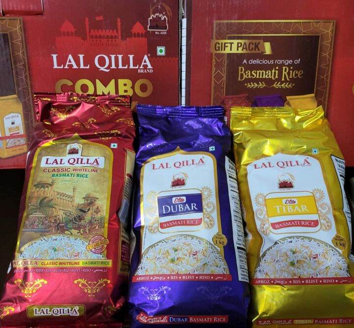 Lal Qilla Basmati Rice Combo Pack / Gift Pack ( Lal Qilla Basmati Rice ...