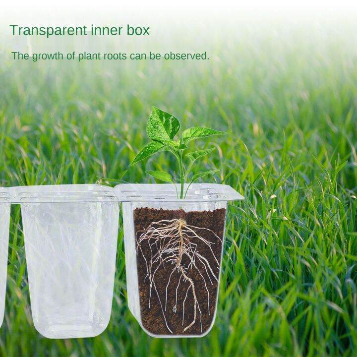 12 Hole Seedling Box 10-piece Set With Breathing Valve Sowing Heat ...
