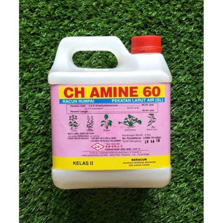 4L CH Amine 60 2,4-D-dimethylammonium 60% Racun Rumput Herbicide | Lazada