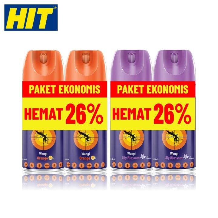 Hit Aerosol Spray 200Ml Obat Nyamuk Semprot Dan Serangga | Lazada Indonesia