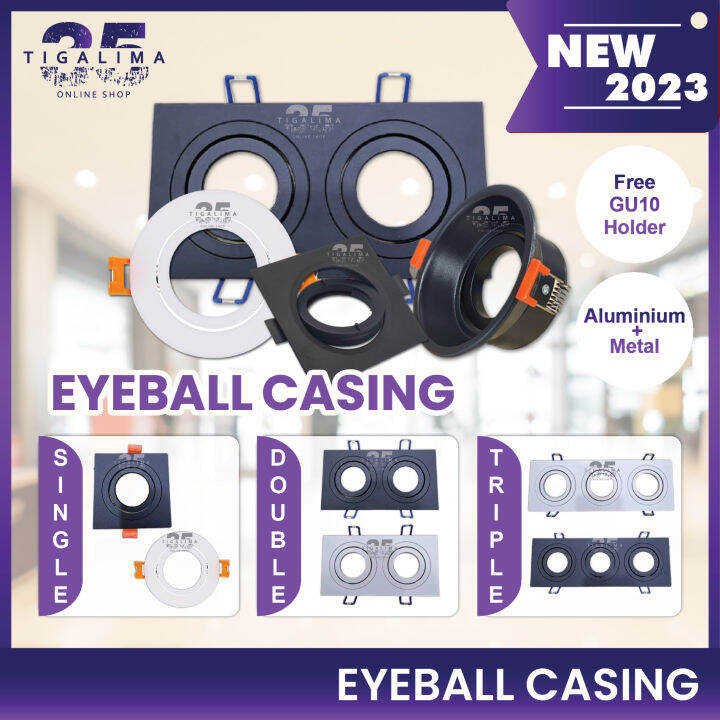 LED Eyeball Frame Eyeball Casing Fitting Recessed Spotlight Casing Eye ...