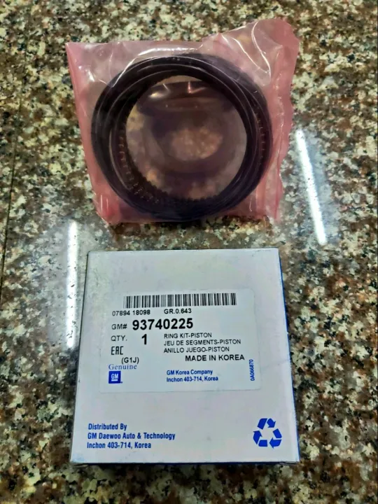 แหวนลูกสูบ GM เชฟ ออฟตร้า OPTRA 1.6 cc F16D3 (no.93740225) | Lazada.co.th