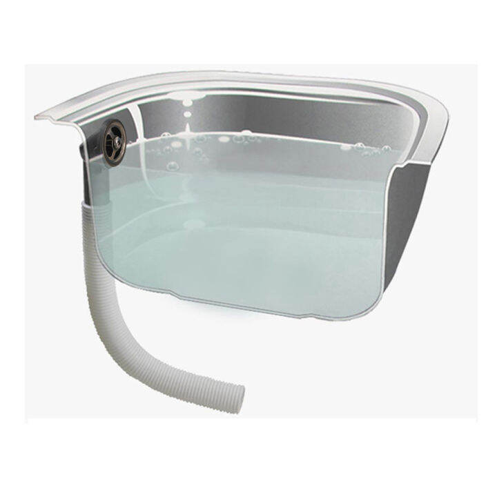 Talea kitchen sewer lateral circular overflow head vegetable wash basin ...