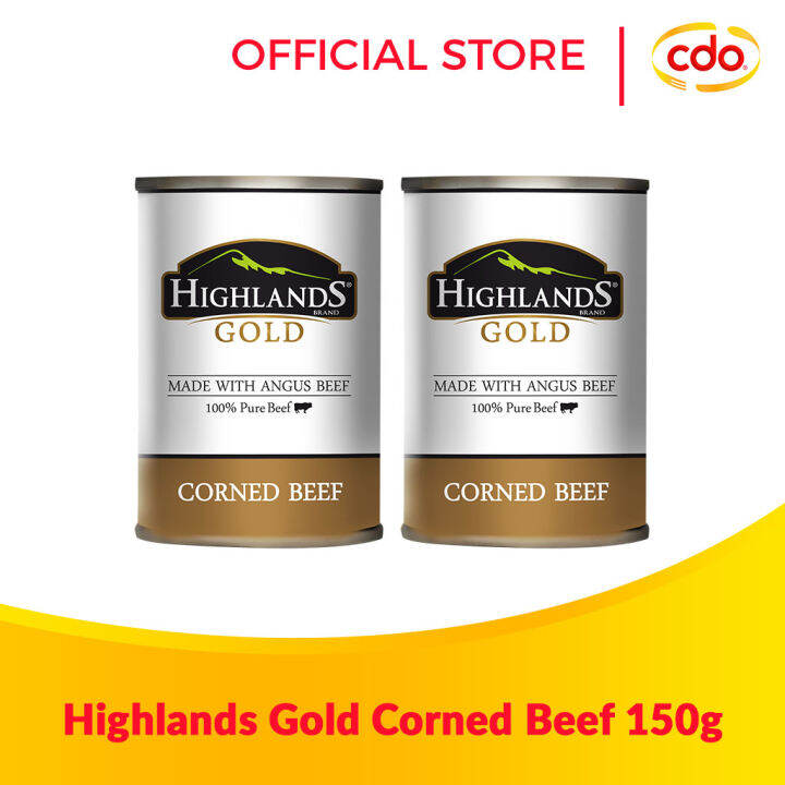 HIGHLANDS Gold Corned Beef 150g Pack of 2 | Lazada PH
