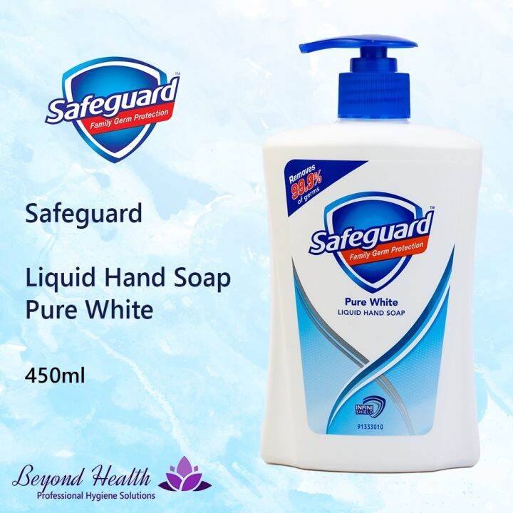 Safeguard Pure White Liquid Hand Wash 450ml Liquid Hand Soap