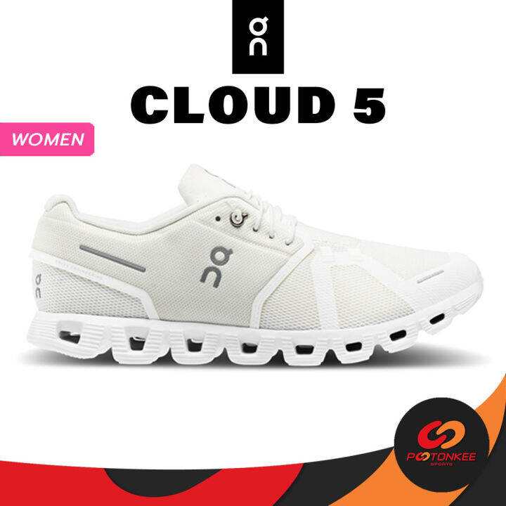Poot kee Sports Cloud 5 Women รองเท้าวิ่ง รองเท้าฟิตเนส ผู้หญิง น้ำหนัก ...