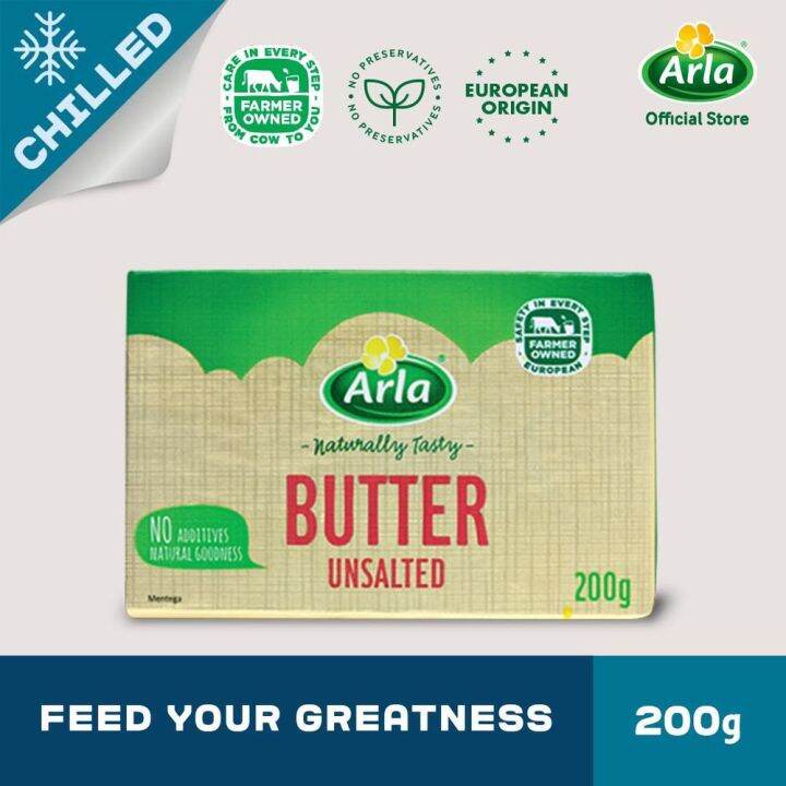 Arla Butter Unsalted 200g | Lazada PH