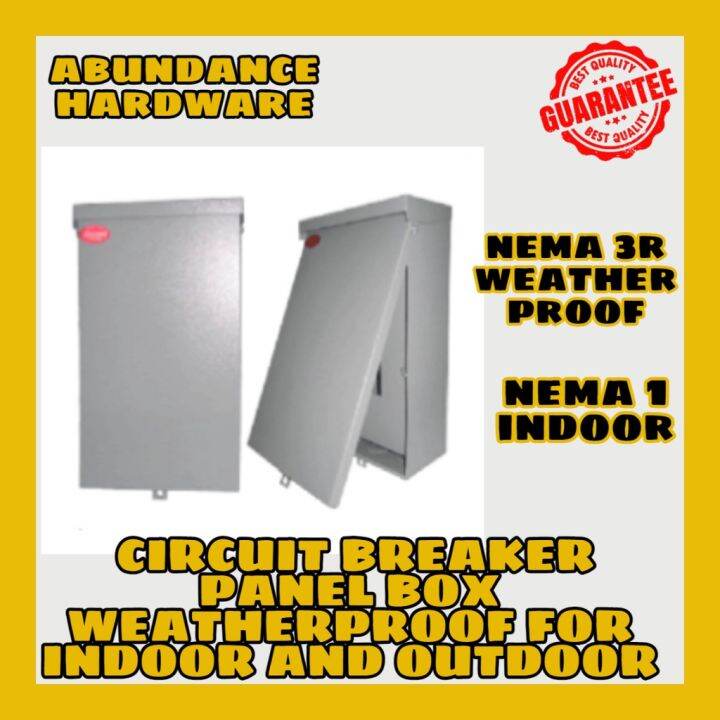 BOSTON CIRCUIT BREAKER PANEL BOX WEATHERPROOF FOR INDOOR AND OUTDOOR ...