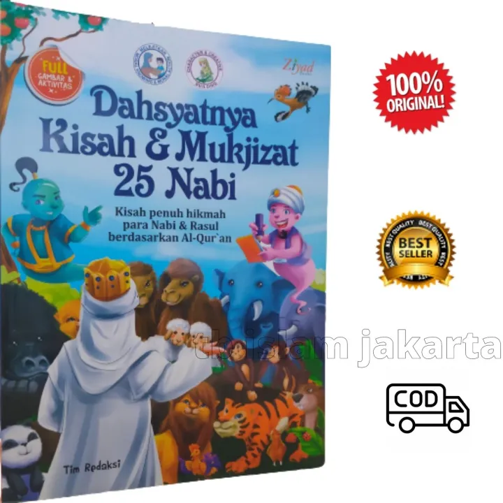 Dahsyatnya Kisah & Mukjizat 25 Nabi Buku Islam Komik Comic Islami ...