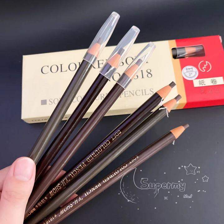 Waterproof COLOURED SOFT COSMETIC ART NO.1818 Eyebrow Brow Definer ...