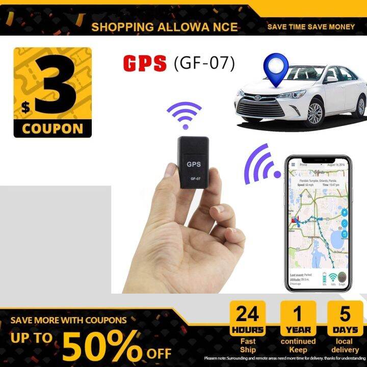 Gps Tracker Car Vehicle Locator Motorcycle Tracker Car GF07 Mini Truck ...
