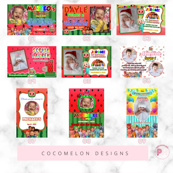 REF MAGNET (30PCS) SOUVENIRS AND GIVEAWAYS COCOMELON DESIGNS | Lazada PH