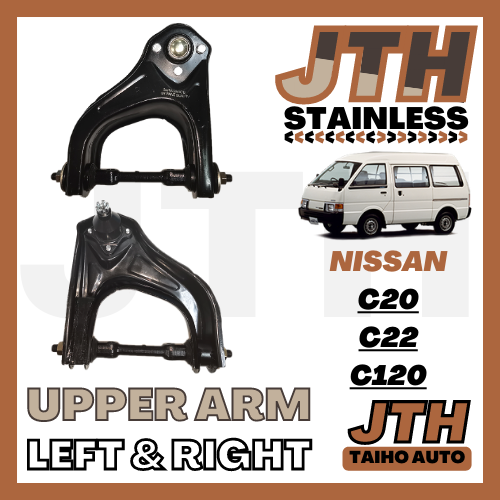 TAIHOAUTO JTH Stainless Upper Arm Nissan Vanette C22 Nissan Vanette C20 Nissan Vanette C120 ...