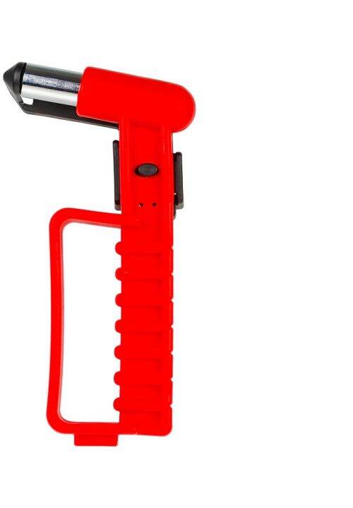 SAFETY HAMMER / EMERGENCY WINDOW GLASS BREAKING | Lazada Indonesia