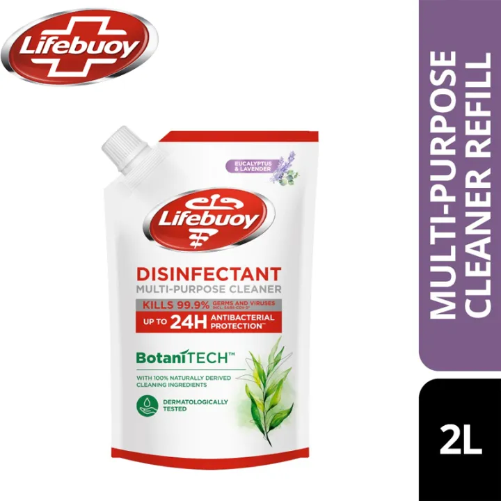 Lifebuoy Multi-Purpose Cleaner 2Liter & 1Liter Botanitech 100% ...