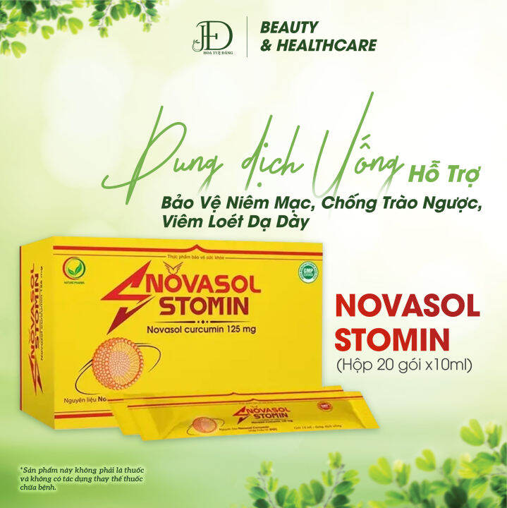 Dung Dịch Uống Novasol Stomin Hỗ Trợ Bảo Vệ Niêm Mạc, Chống Trào Ngược ...