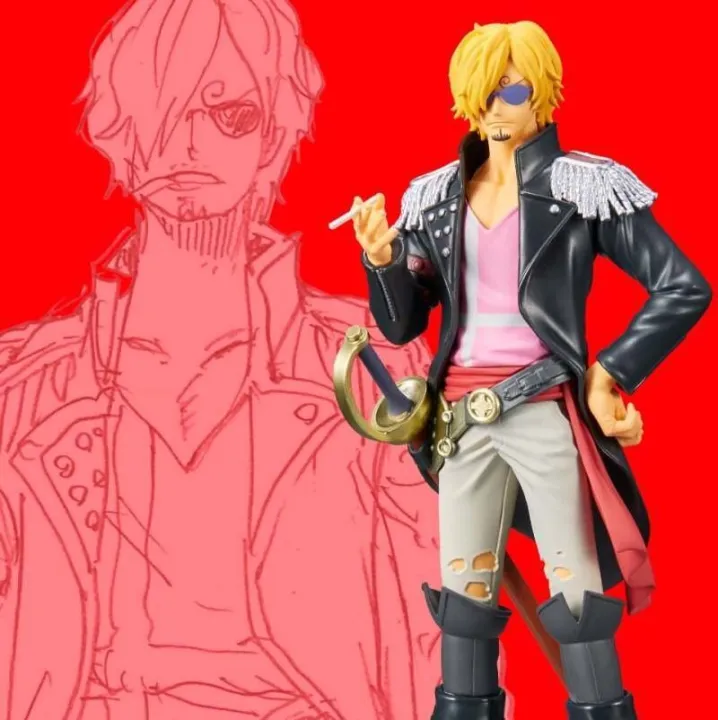 Sanji Film Red ของแท้ JP แมวทอง - Grandline Men Banpresto [โมเดลวันพีช ...