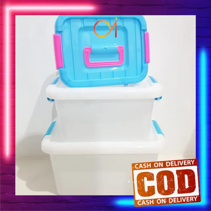 AI-C256 Mainan Balok Wadah Plastik Kotak Tempat Penyimpanan Container ...