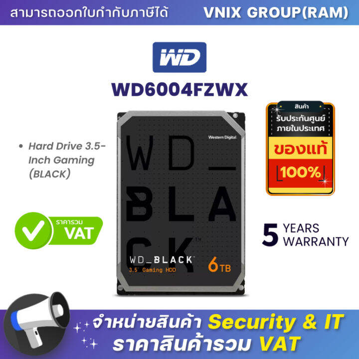WD WD6004FZWX Hard Drive 3.5-Inch Gaming (BLACK) By Vnix Group | Lazada ...