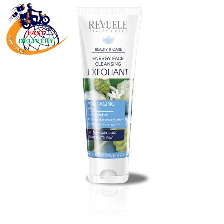 REVUELE Energy Face Cleansing Exfoliant 80ml Antioxidant & Nutrients ...