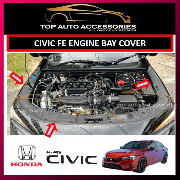 CIVIC FE 2022 ENGINE BAY COVER /ENGINE COMPARTMENT COVER BAY SIDE PANEL ...
