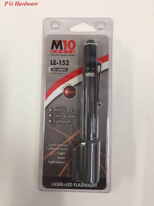M10 LE-152 LASER + LED FLASHLIGHT | Lazada