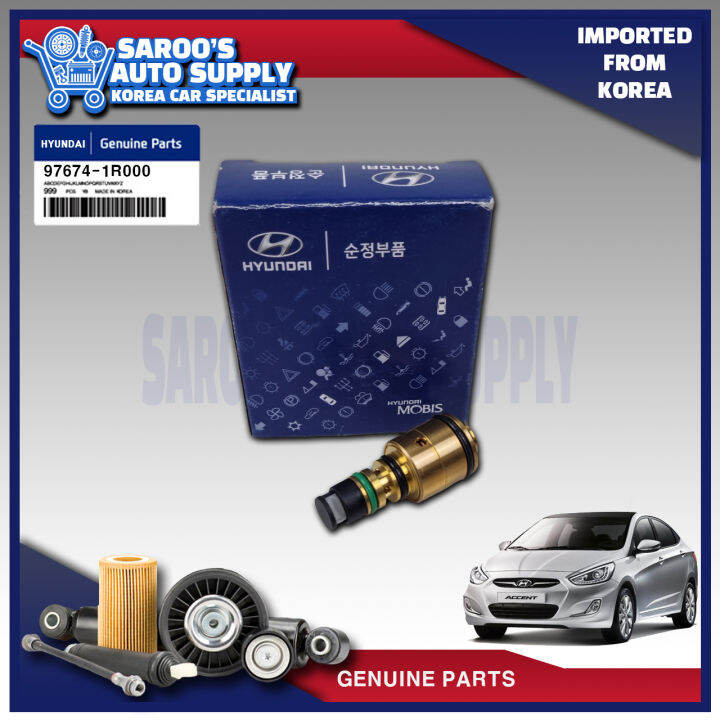 [Genuine] ECV Valve / Aircon control valve For Hyundai Accent , 97674 ...