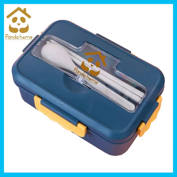 Lunch Box Bento Set Kotak Makan PLastik Set Kotak Bento Set | Lazada ...