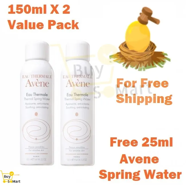 Avène Thermal Spring Water 150ml x2 Value Pack (Exp: 2024) | Lazada