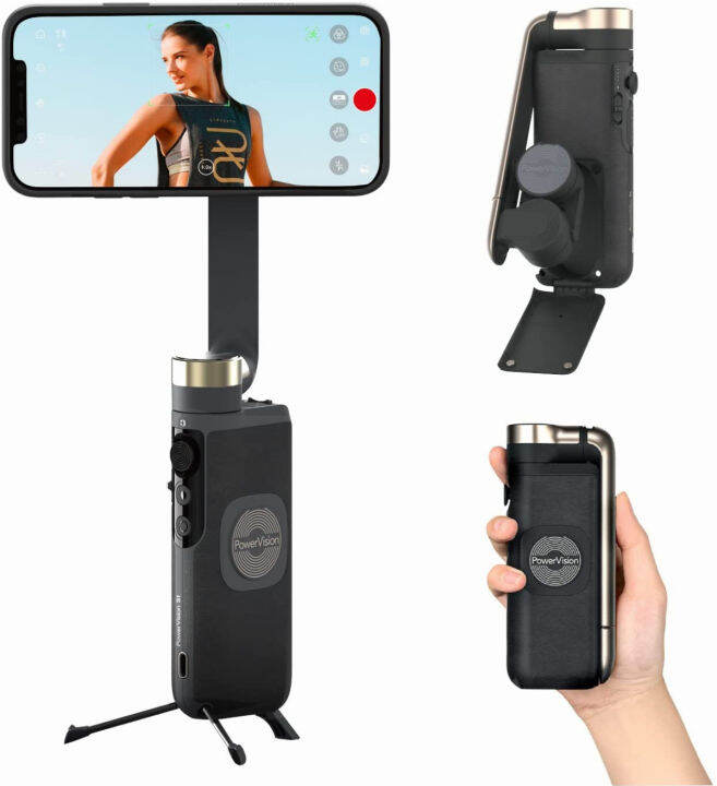 PowerVision S1, The Smallest Smartphone Gimbal, 3-Axis Phone Stabilizer ...
