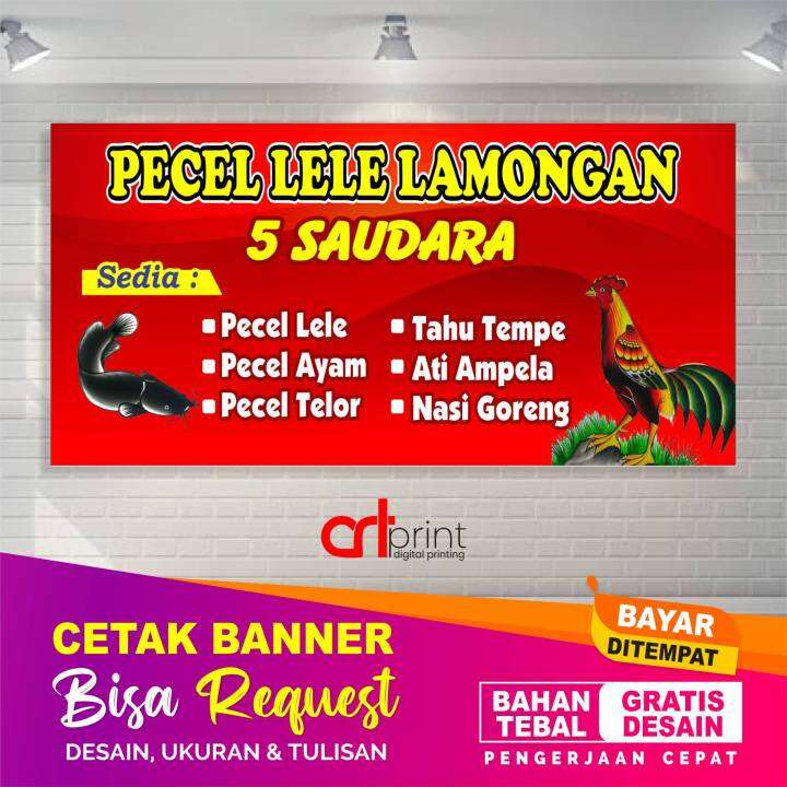 Banner Cetak Warung Pecel Lele: Buktikan Cita Rasa Warung Anda dengan ...