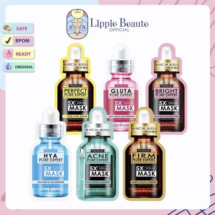 ROJUKISS - Premium 5X Intensive Mask 25ml Bright Pore Perfect Pore Acne ...