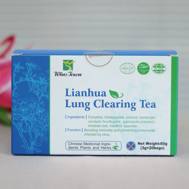 Wins Town Lianhua Lung Clearing Tea, Lung Cleanse and Detox, Chinese ...