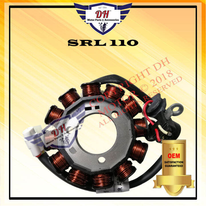 SRL 110 (OEM) FUEL COIL / MAGNET STARTER COIL YAMAHA | Lazada