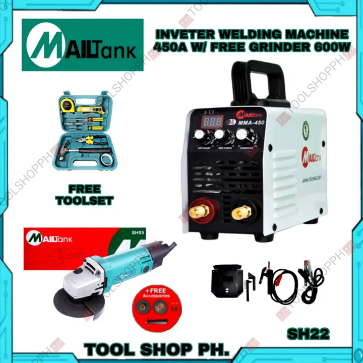 MAILTANK 450AMP Inverter Welding Machine MMA-450 with MAILTANK Angle ...