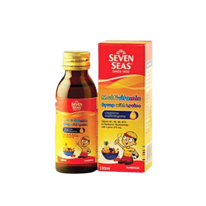Seven Seas Multivitamin Syrup with Lysine 100 ml | Lazada.co.th