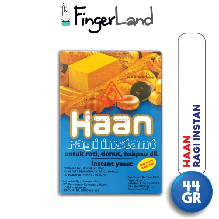 HAAN Instant Yeast Sachets 44 gram Ragi Instan | Lazada Indonesia