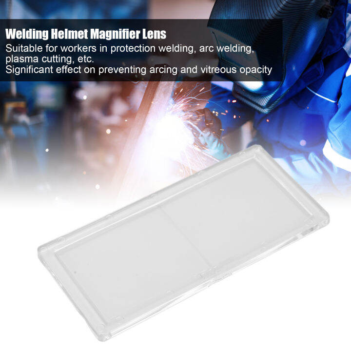 Welding Magnifier Lens Impact Resistant Clear Magnifying Lens Glare and ...