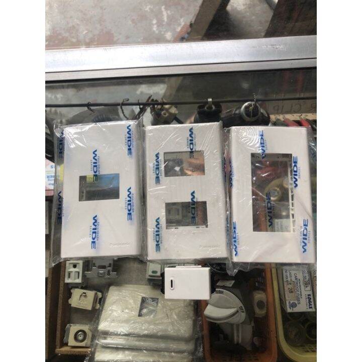 Panasonic Wide series 1 gang set 2 gang set and 3 gang set with switch ...