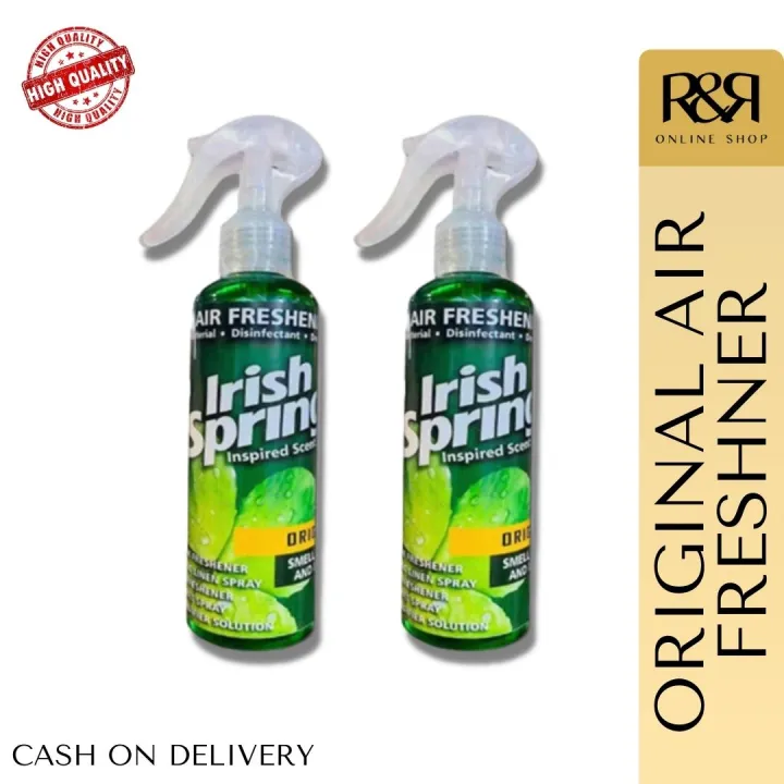 R & R IRISH-SPRING Ori-ginal Air Freshener Spray with Antibacterial ...