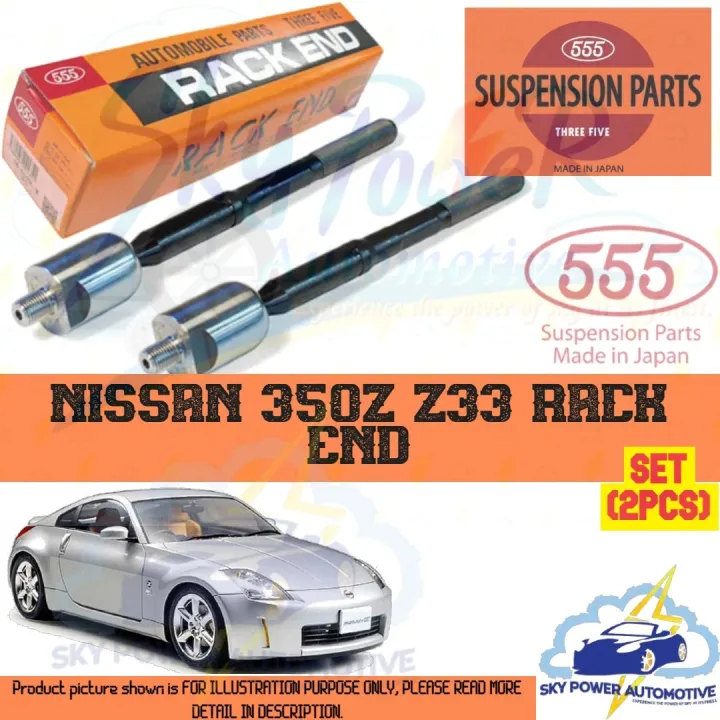 NISSAN 350Z Z33 555 JAPAN BRAND STEERING RACK END (SET 2PCS) | Lazada