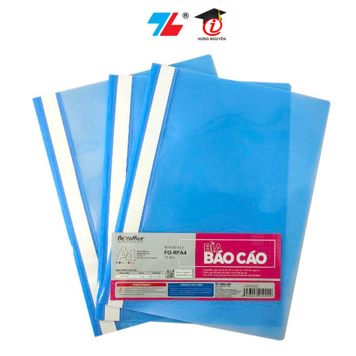 Tập 10 Bìa Report File A4 Flexoffice FO-RFA4 (Bìa báo cáo, Acco ...