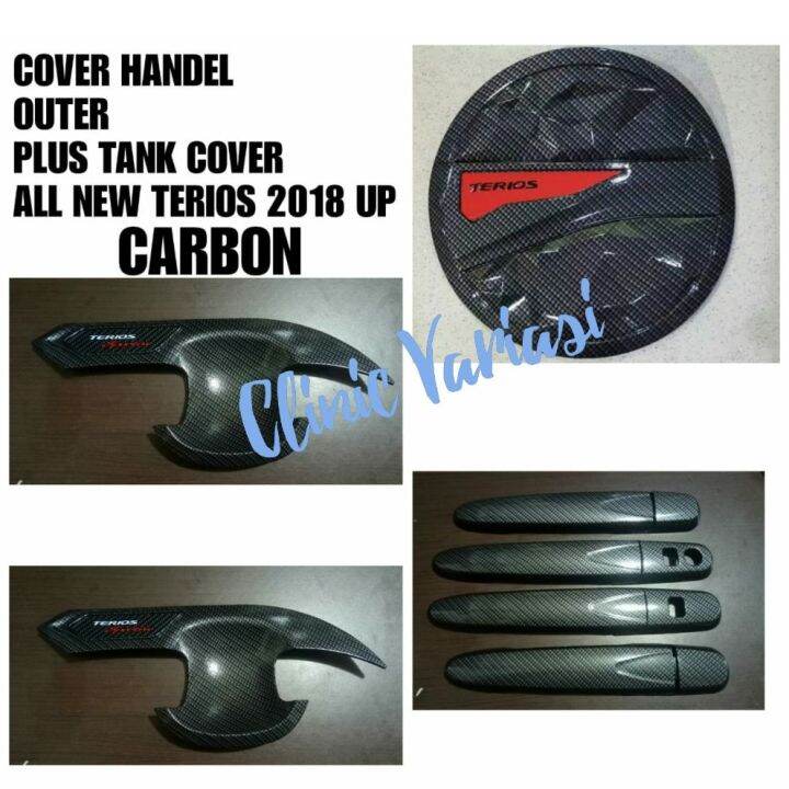 Paket Outer Handle + Tank Cover All New Terios Carbon Logo Terios ...