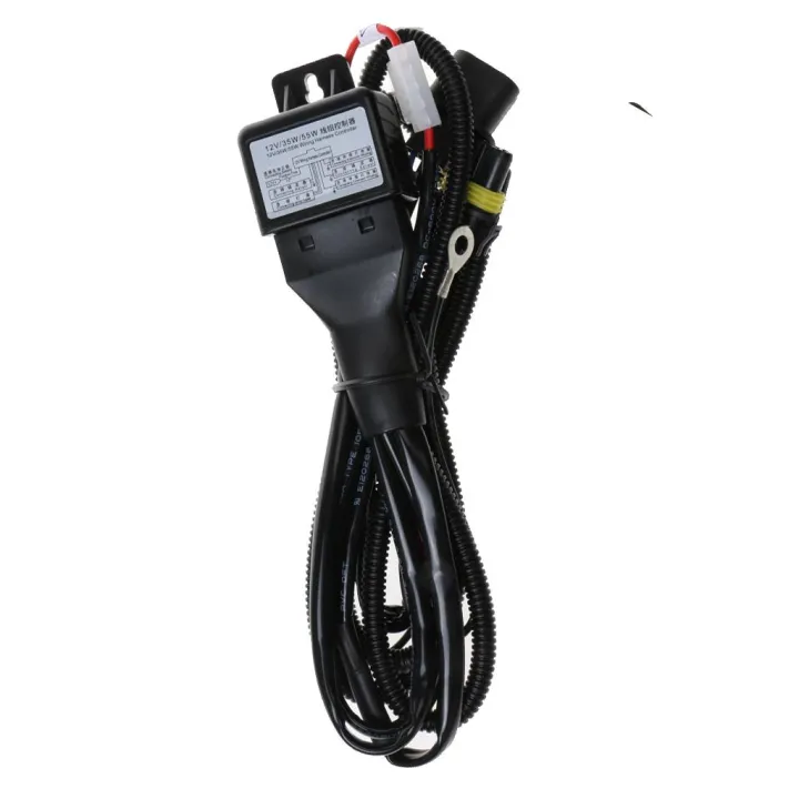 LazaraShop Hid Hi Lo Relay 12V 35W/55W Wiring Harness Controller Bi ...