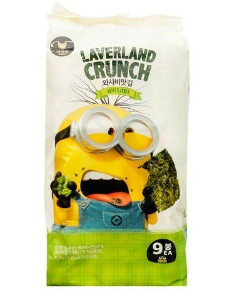 Korea Manjun Laverland Crispy Crunch Seaweed Korea Snack Wasabi Flavour ...