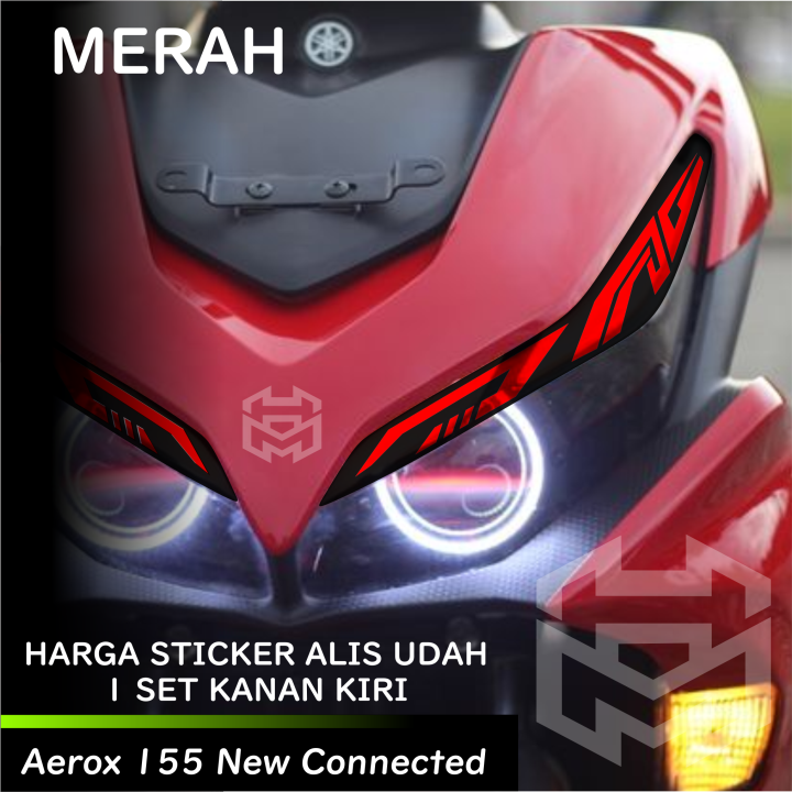 STICKER ALIS AEROX 155 NEW CONNECTED | Lazada Indonesia