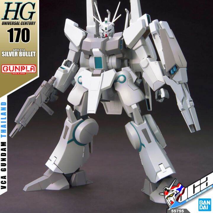 ⭐️ BANDAI GUNPLA HIGH GRADE UNIVERSAL CENTURY HGUC HG 1/144 SILVER BULLET ประกอบ หุ่นยนต์ โมเดล ...