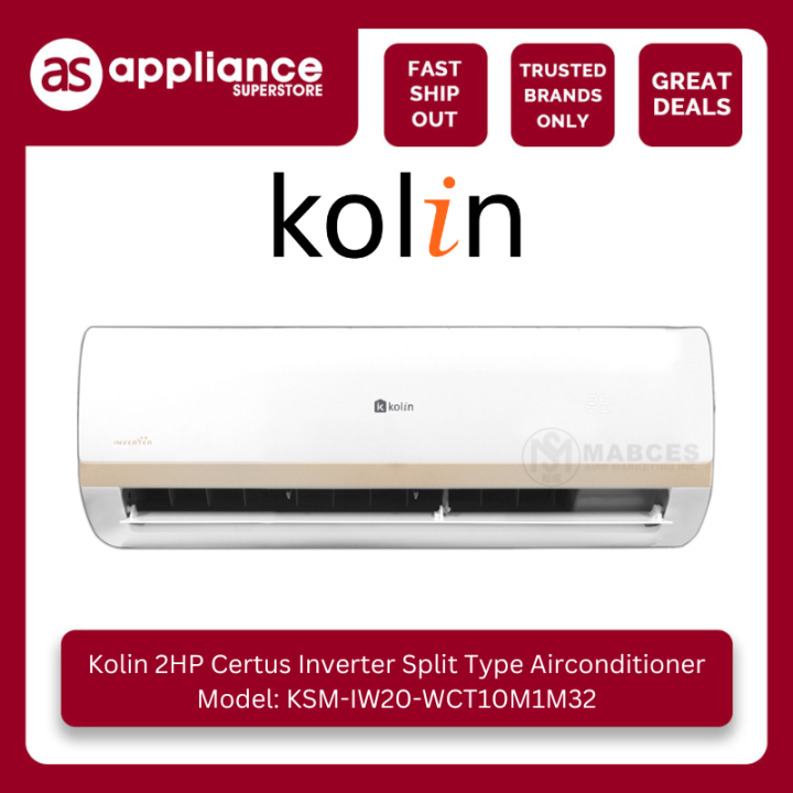 Kolin 2HP Certus Inverter Split Type Airconditioner KSM-IW20-WCT10M1M32 | Lazada PH