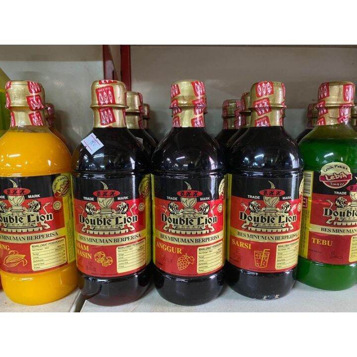Double Lion Flavoured Concentrade / Bes Minuman Berperisa 495ML | Lazada